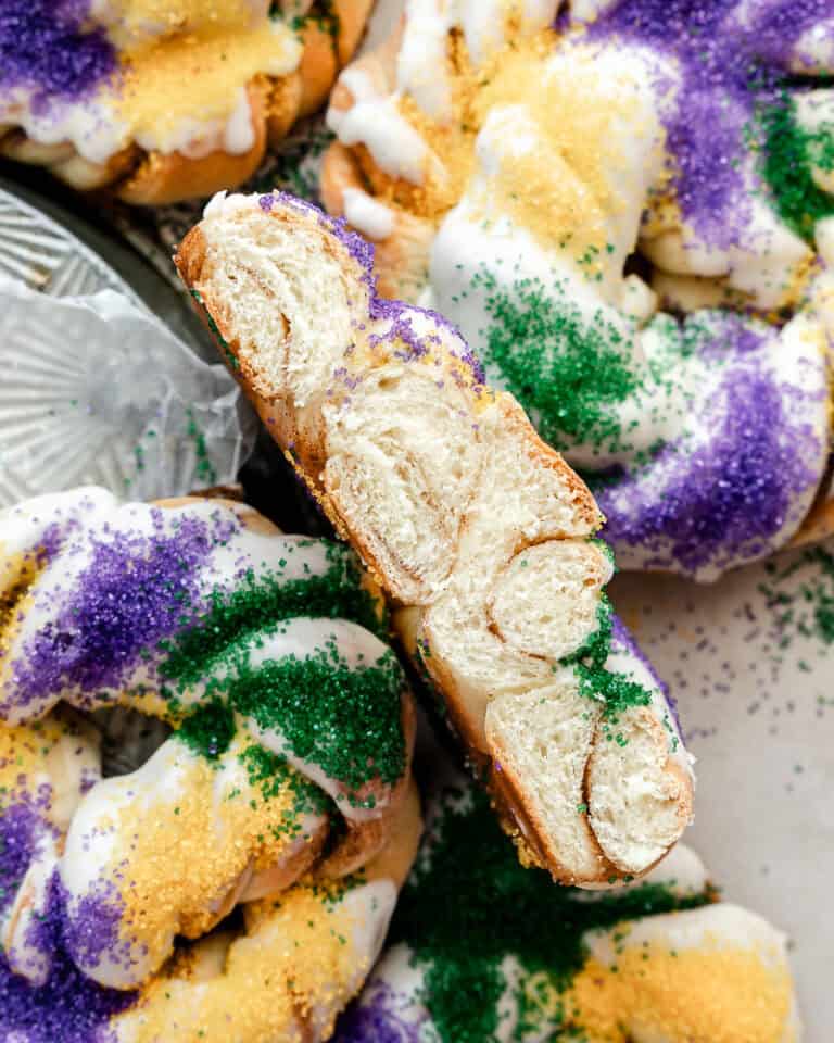 Mini King Cake Recipe - wild thistle kitchen