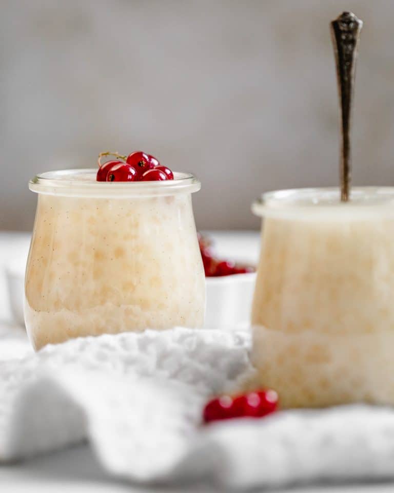 Vanilla Bean Tapioca Pudding - wild thistle kitchen