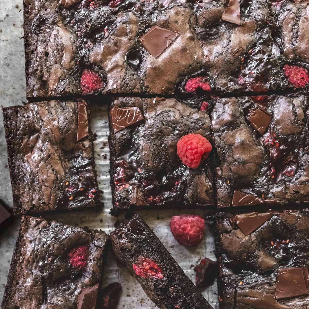 Raspberry Jam Brownies - Wild Thistle Kitchen
