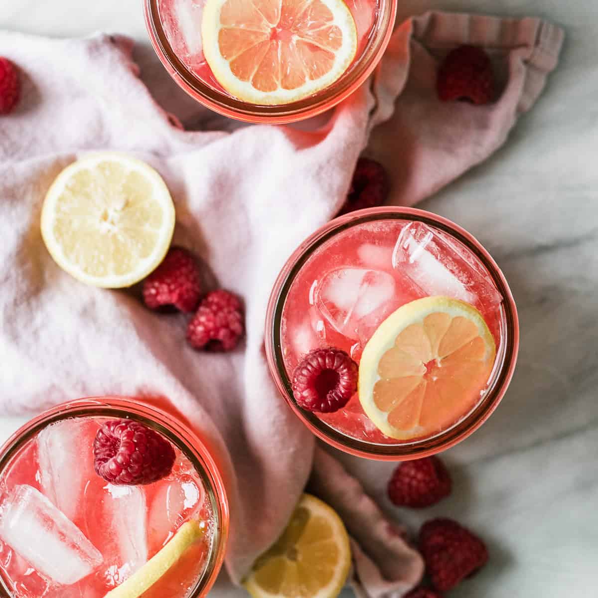 Fresh Raspberry Lemonade - wild thistle kitchen