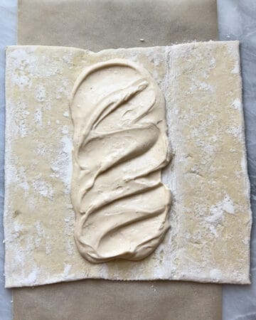 Apple Butter Puff Pastry Braid - Wild Thistle Kitchen