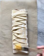 Apple Butter Puff Pastry Braid - Wild Thistle Kitchen