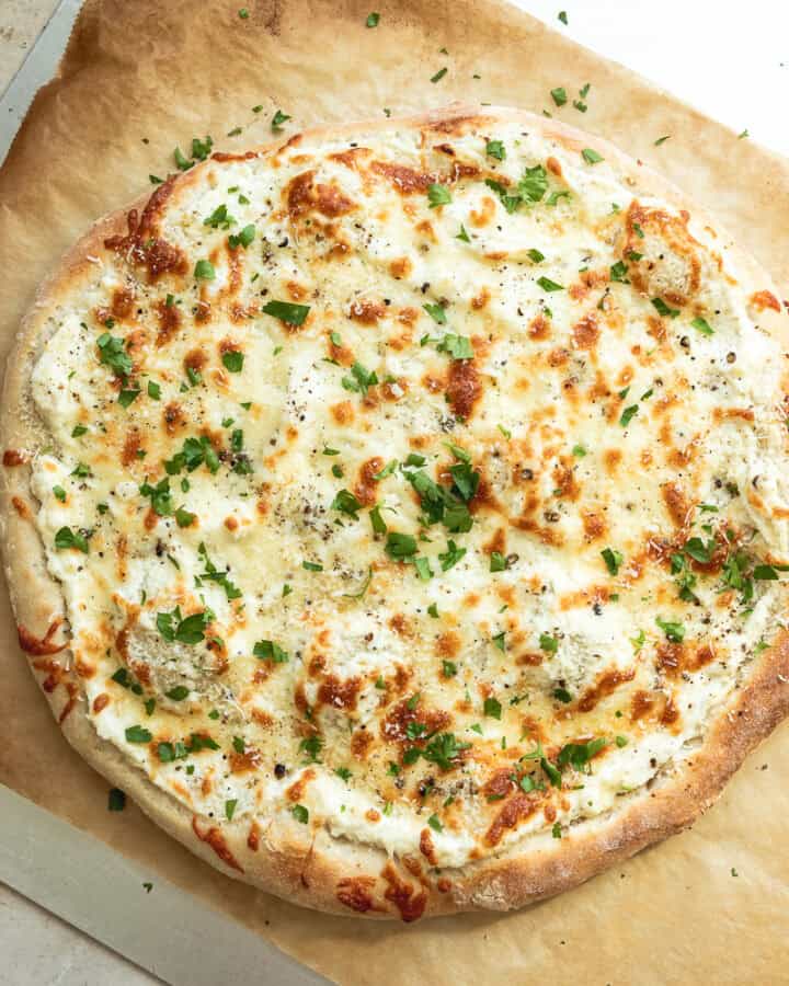 Sourdough Discard Pizza Crust - same day