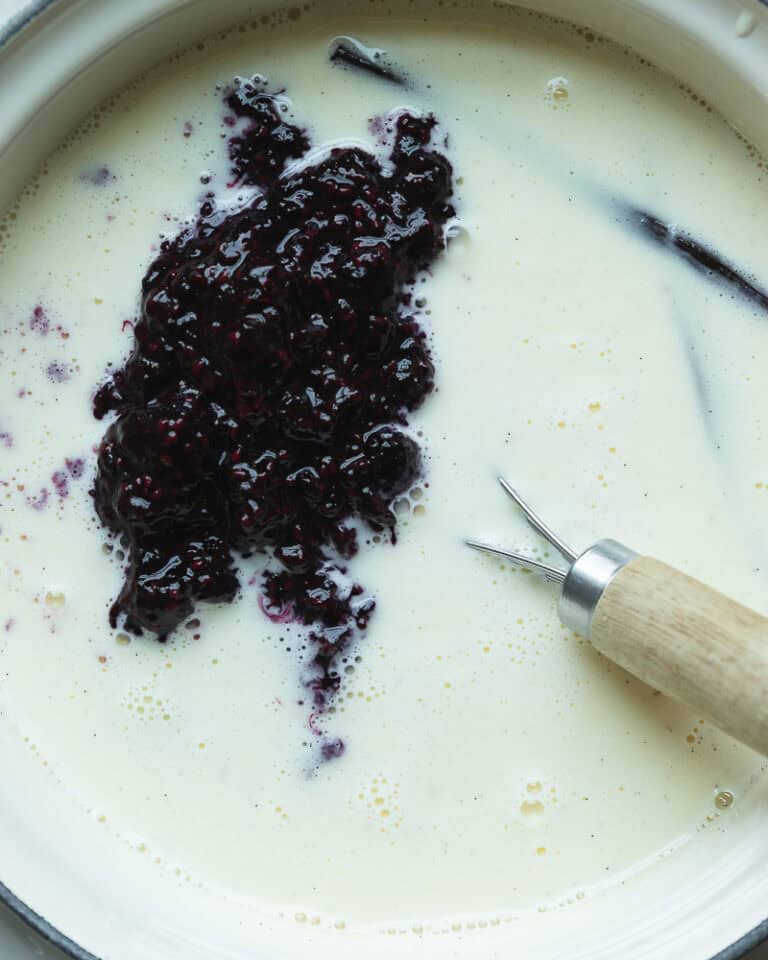 Black Raspberry Ice Cream - Wild Thistle Kitchen