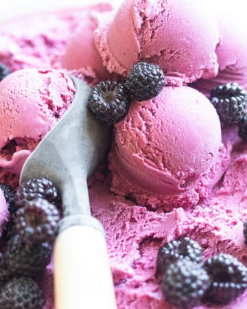 Black Raspberry Ice Cream - Wild Thistle Kitchen