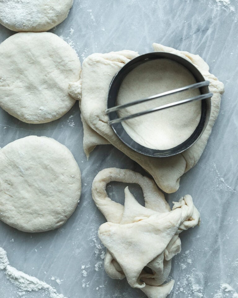 Sourdough Discard English Muffins (overnight or same day)