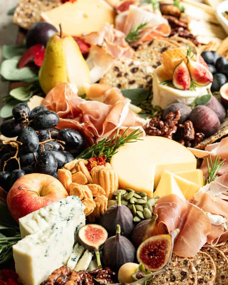 Fall Cheese and Charcuterie Board