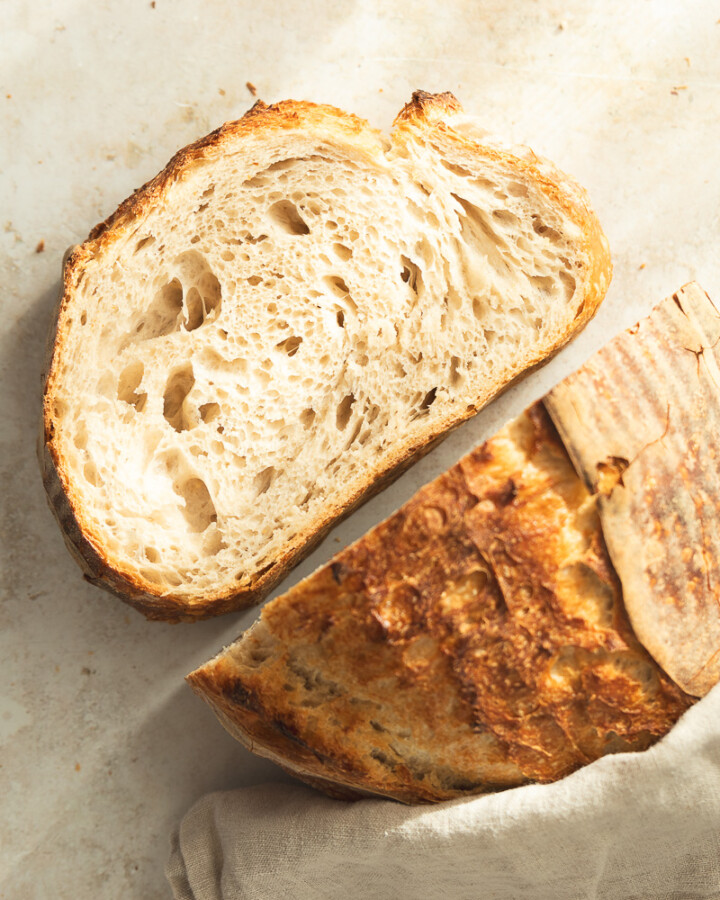 Artisan Sourdough Bread (beginner friendly with overnight option)